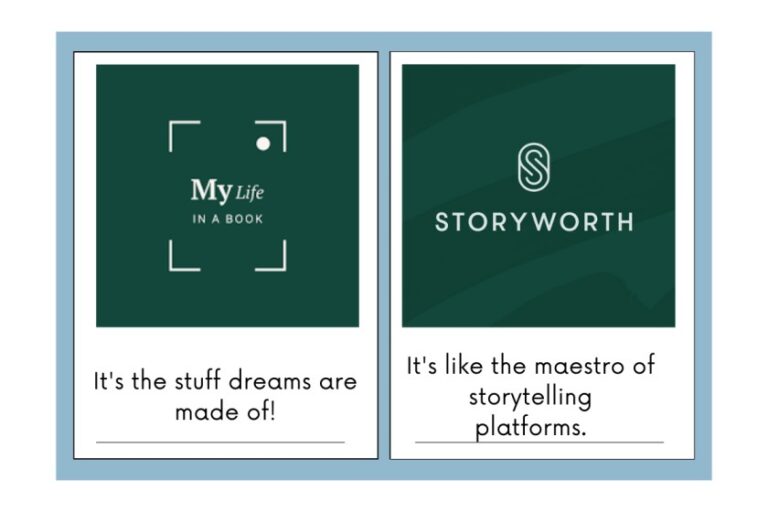 My Life In A Book Vs StoryWorth